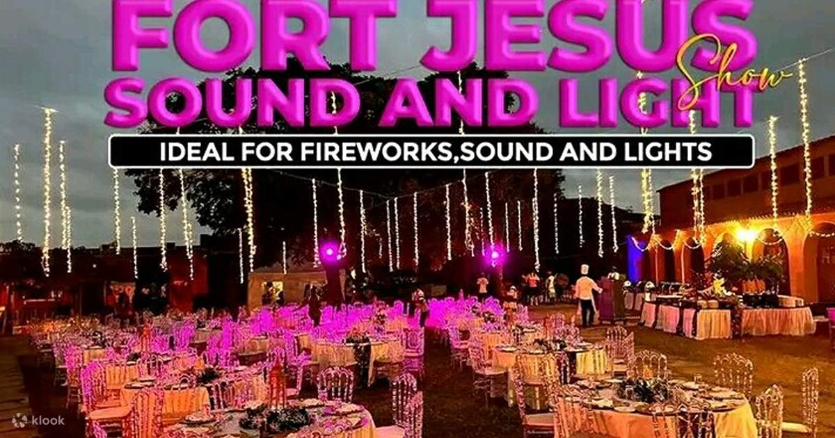 Mombasa: Fort Jesus Sound & Lights Show und romantisches Abendessen. - Klook, Vereinigte Staaten